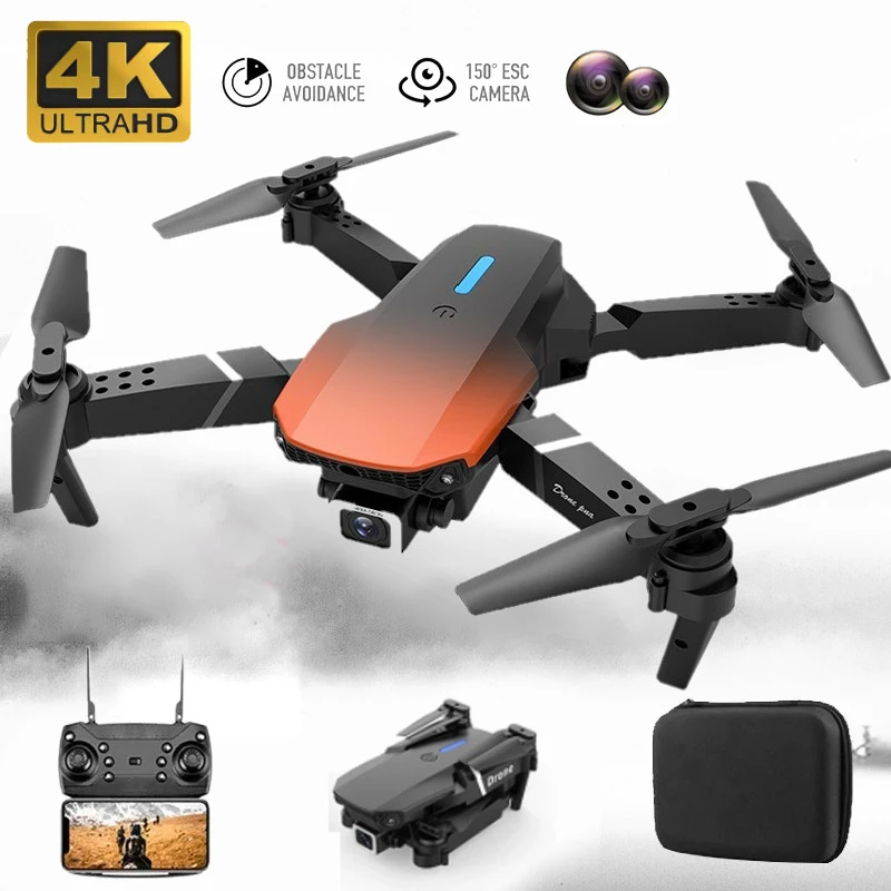 Dron profesional E88 E525 4K con cámara HD gran angular de 1080P ...