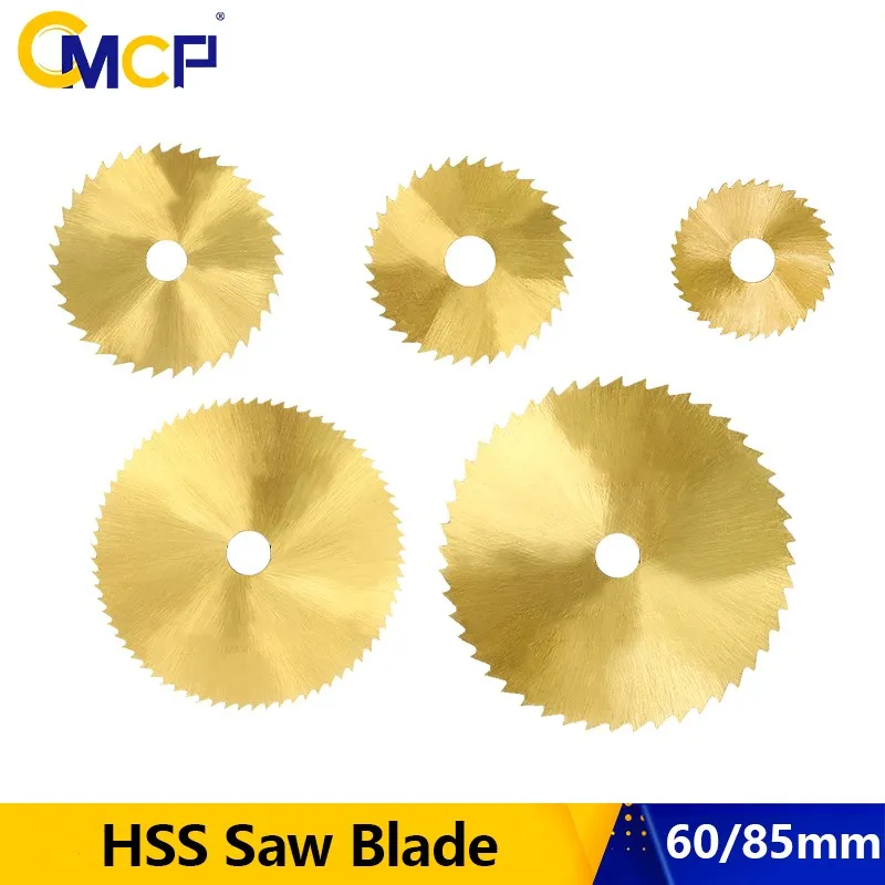 CMCP HSS M2 Saw Blade 60/85mm 72T Titanium Coated Mini Saw Cutter for ...