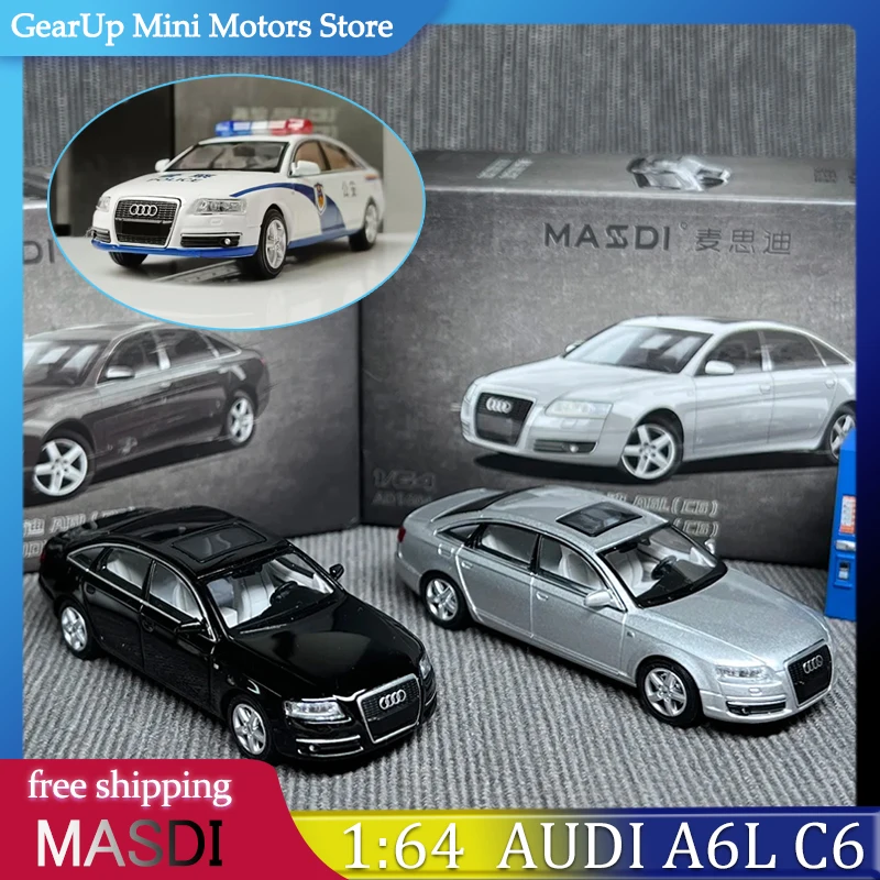 New MASDI 1:64 Audi A6L C6 Alloy Diecast Model 2005-2011 Generation ...