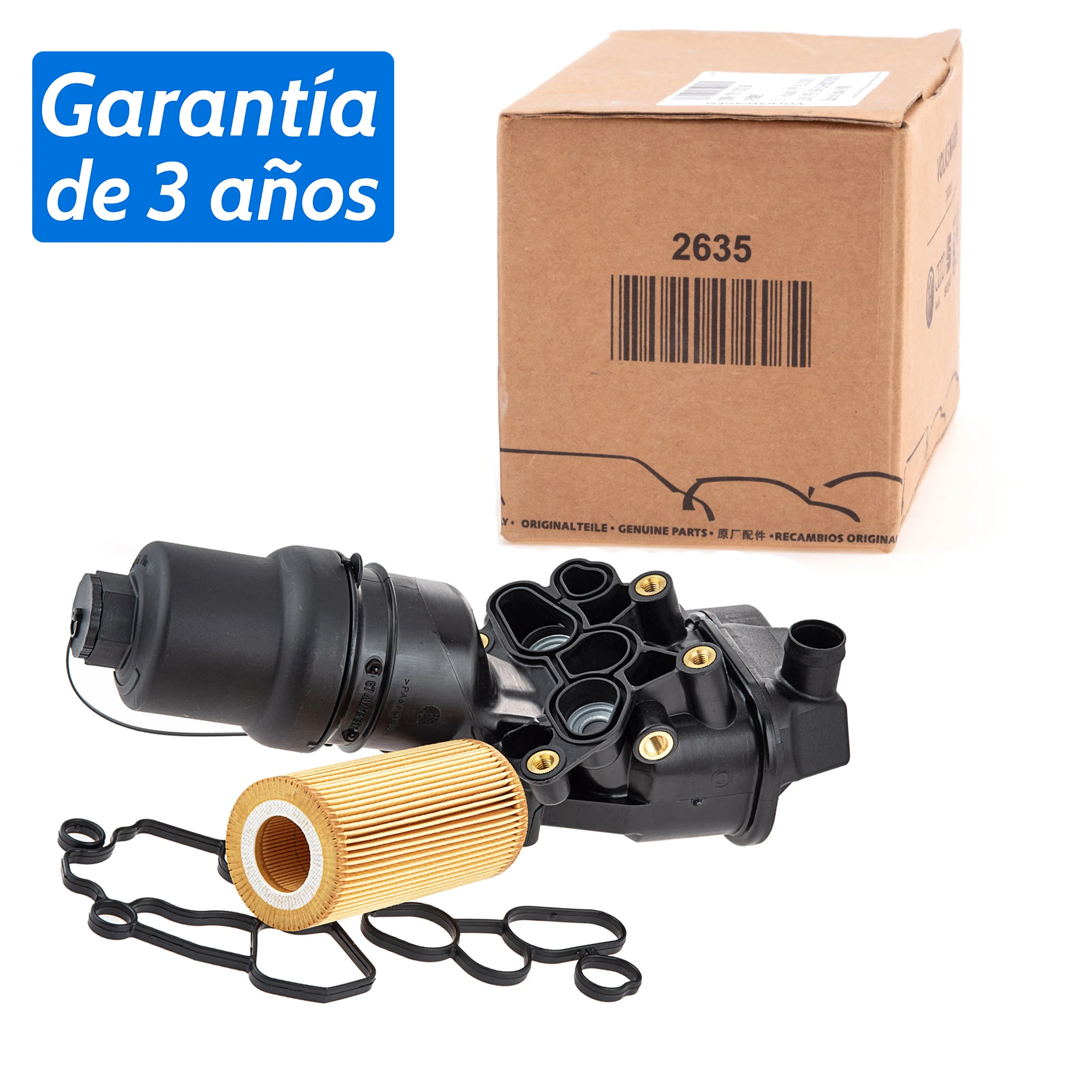 Carcasa del filtro de aceite del motor 06F115397E,06F115397F,06F115397H ...