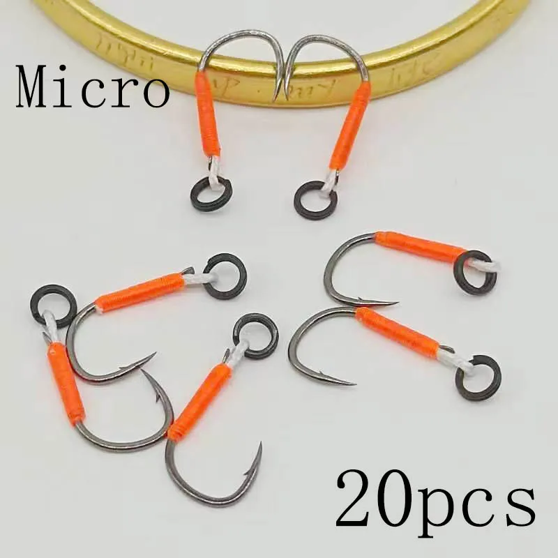20pcs-Lot-BKK-Micro-Jig-Lure-Assist-Hook-Tiny-Slow-Jigging-Single ...