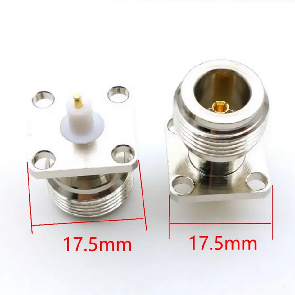 100pcs N type female RF Adapter N Type Connector FeMale RF COAX ...