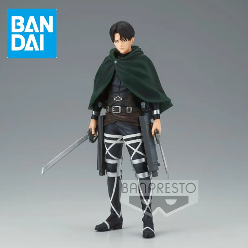 Original BANPRESTO Attack on Titan Levi Ackerman Figure Bandai Genuine ...