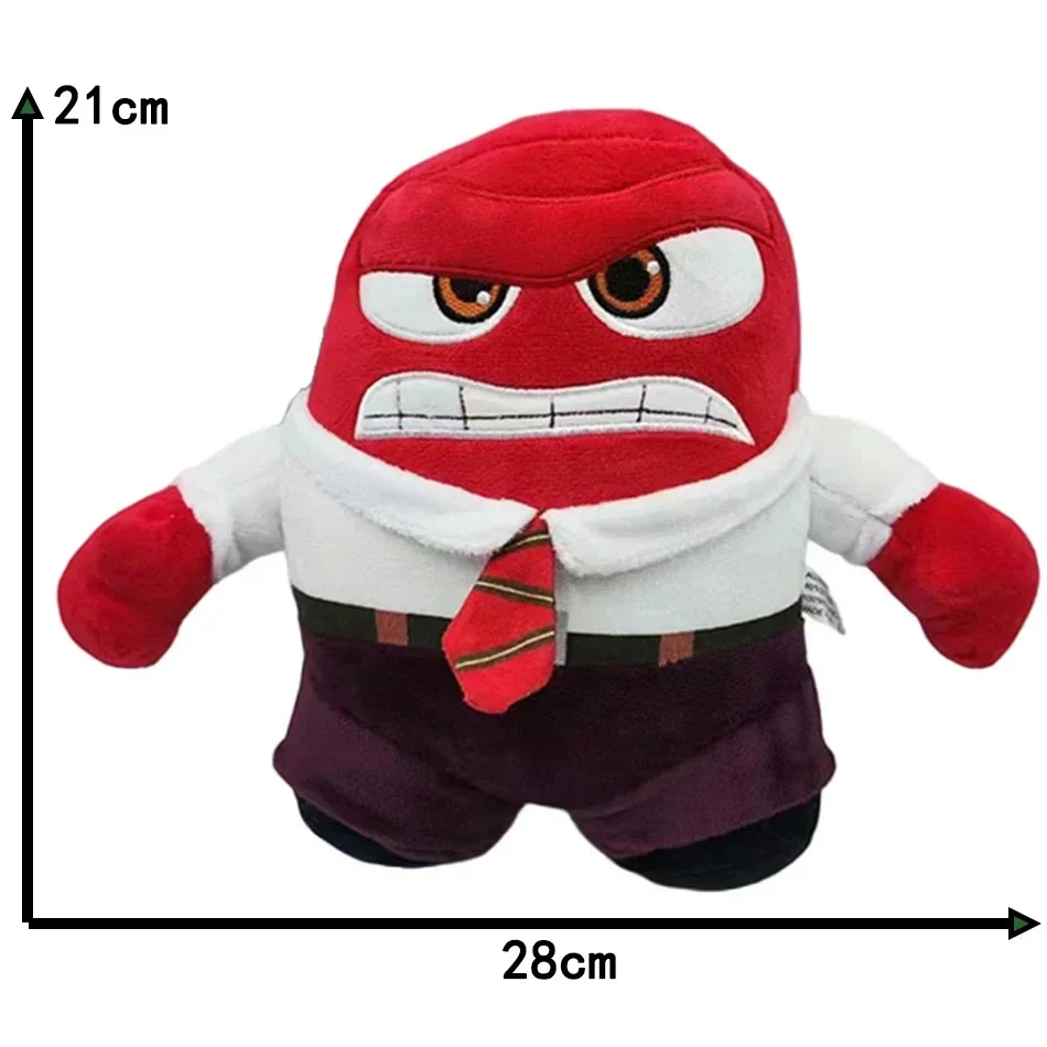 New Inside Out 2 Plush Anxiety Doll Cute Joy Fear Anger Disgust Sadness ...