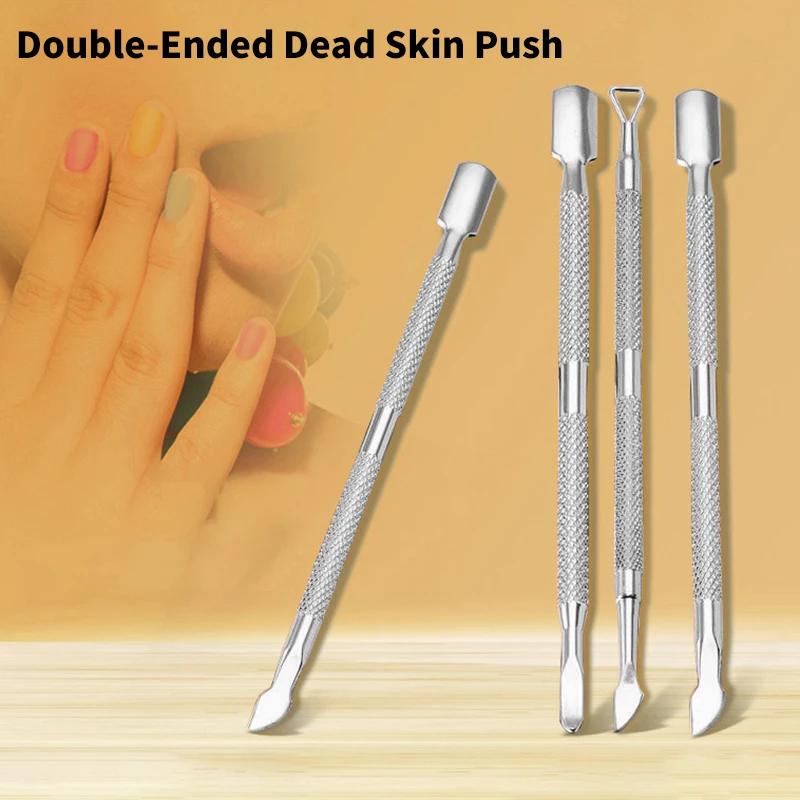 1pcs-Double-ended-Stainless-Steel-Cuticle-Pusher-Nail-Dead-Skin-Push ...