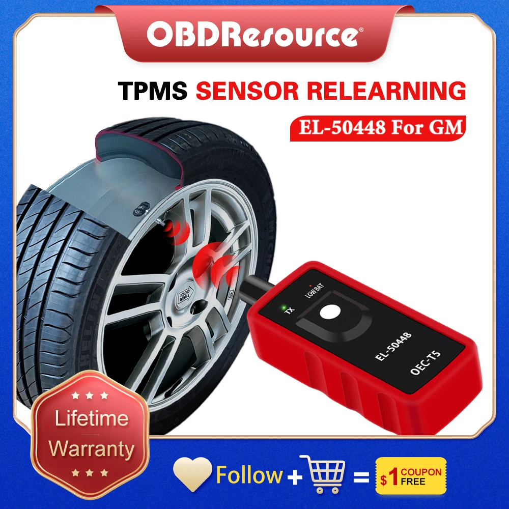 GM TPMS Reset Tool EL50448 Car Tire Pressure Monitoring Sensor ...