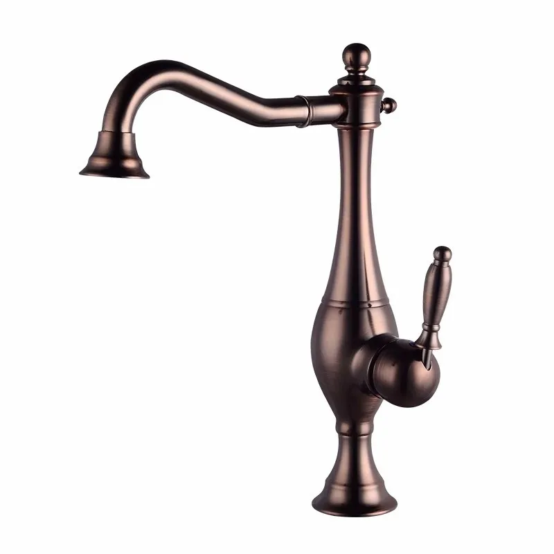 Kitchen-Mixer-Faucets-Hot-Cold-Solid-Brass-Sink-Water-Taps-Single ...