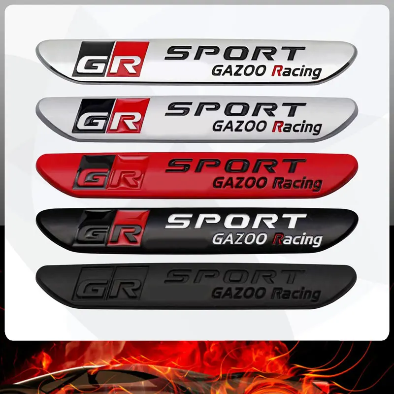 1PC-GR-Sport-Emblem-Car-Side-Fender-Decor-Decal-For-Yaris-Corolla-Prius ...