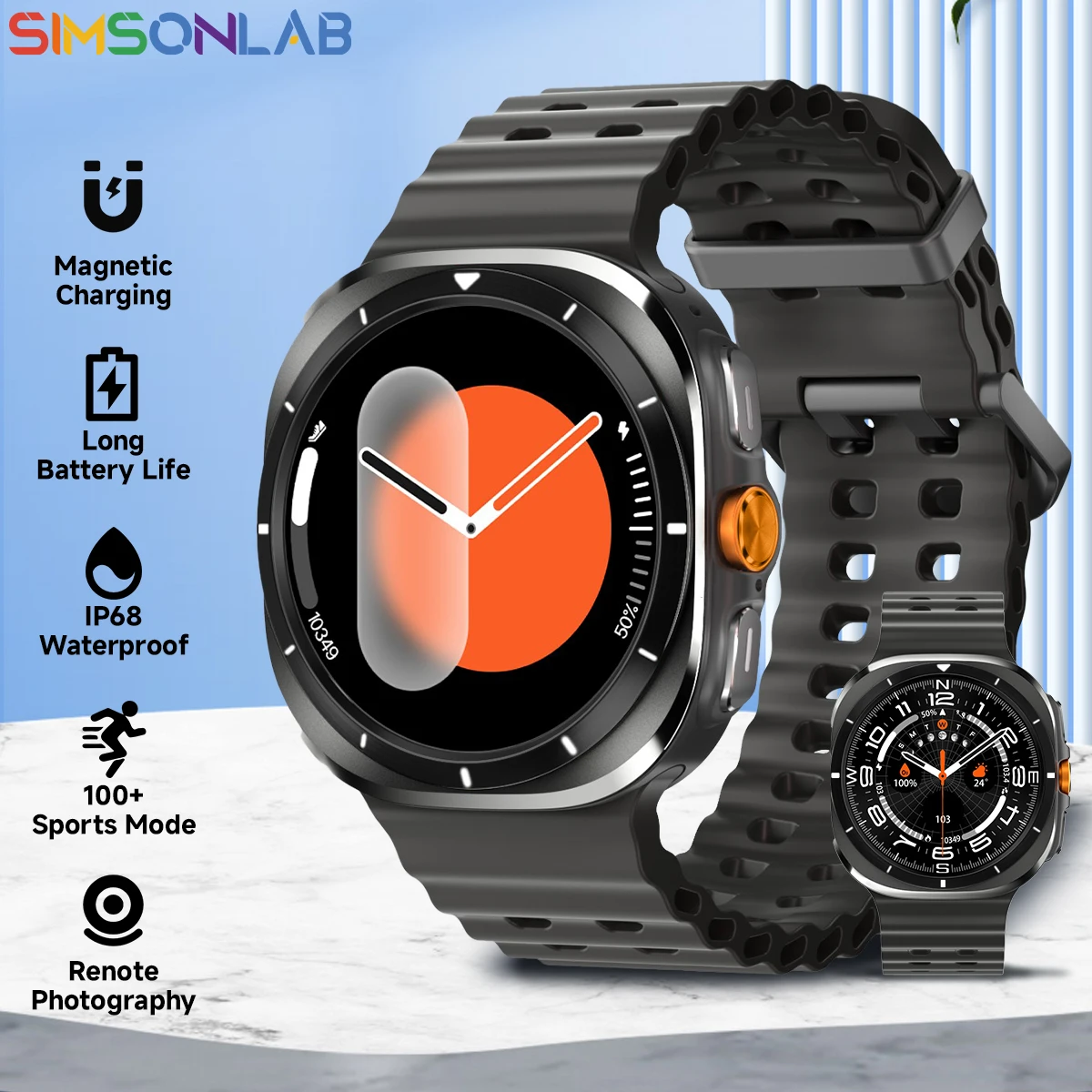 New Smartwatch S7 Ultra Screen Multi Function Men Sports Fitness 5 3