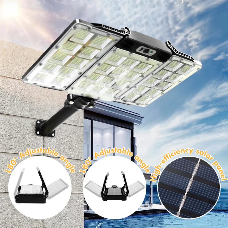 800-Led-Powerful-Solar-Lights-with-Motion-Sensor-Outdoor-Garden-Yard ...
