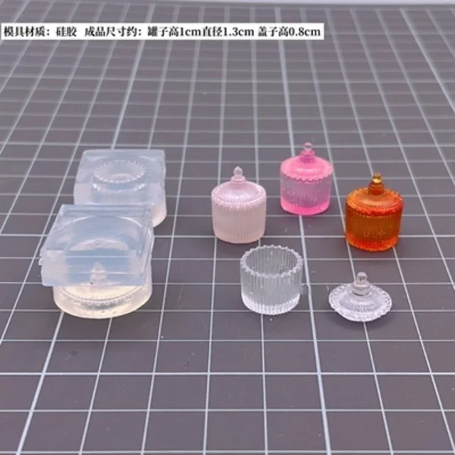 Miniature Food Candy Biscuits on Woodwork Pot Mould Mini Dessert Tray ...
