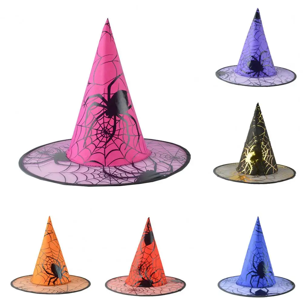 Sombrero-de-bruja-para-Halloween-gorra-de-Cosplay-elegante-patr-n-nico ...