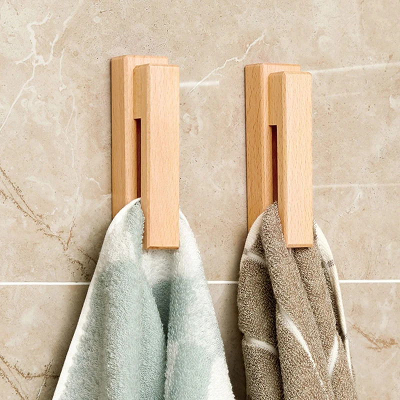 Towel-Hook-Bathroom-Robe-Hook-Kitchen-Rag-Storage-Holder-Punch-free ...