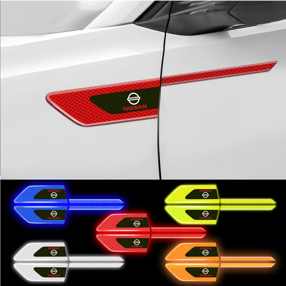 Car-Accessories-Car-Fender-Door-Warn-Safety-Reflective-Sticker-Decals ...