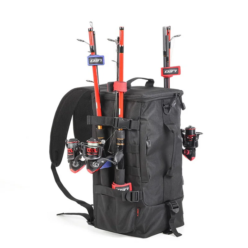 Men-s-Large-Fishing-Backpack-Waterproof-Oxford-Bucket-Shoulder-Bag ...