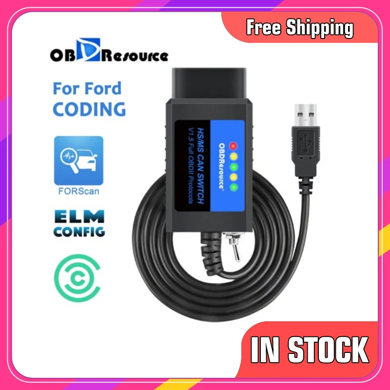 ELM327-USB-V1-5-FORScan-For-Ford-Coding-ELMconfig-FoCCCus-OBD2-Adapter ...