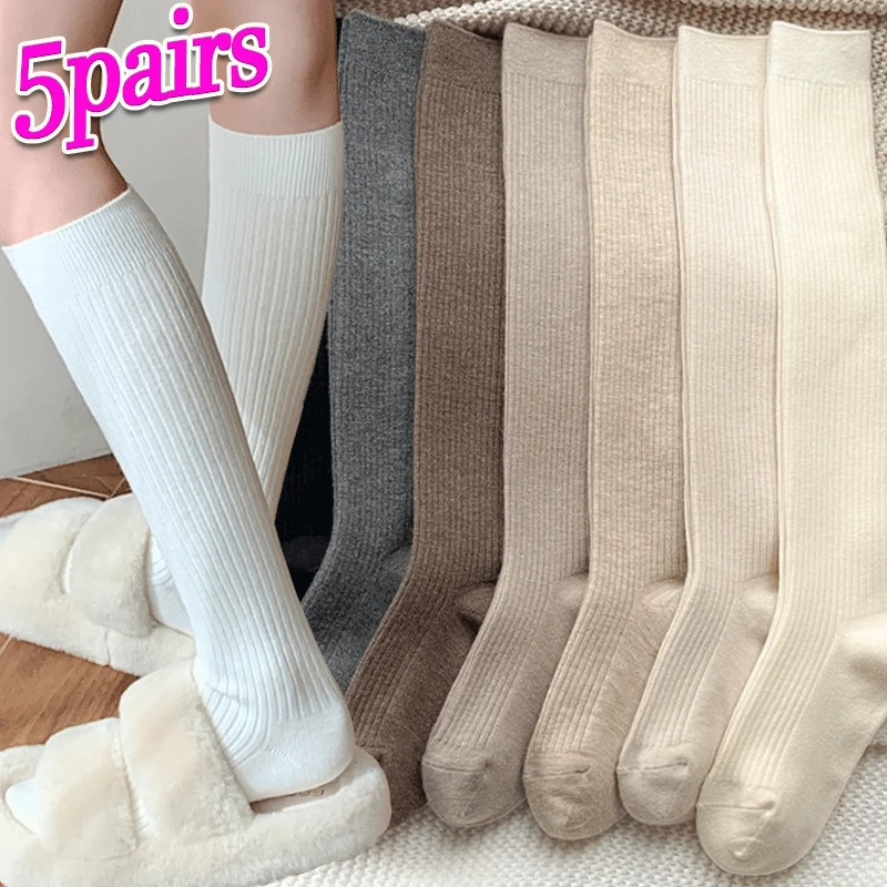 Women-Long-Socks-Cashmere-Women-Boot-Solid-Wool-Thigh-Stocking-Skinny ...