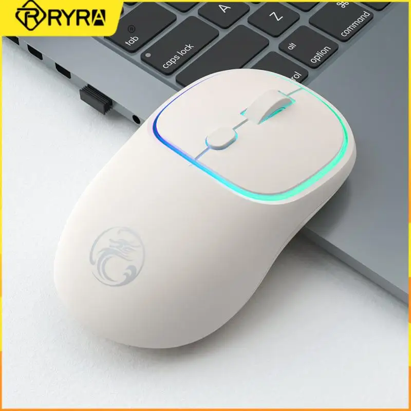 Ryra 2.4g sem fio inteligente conectar mouse 4 chave 3 dpi velocidade ajustável recarregável ...