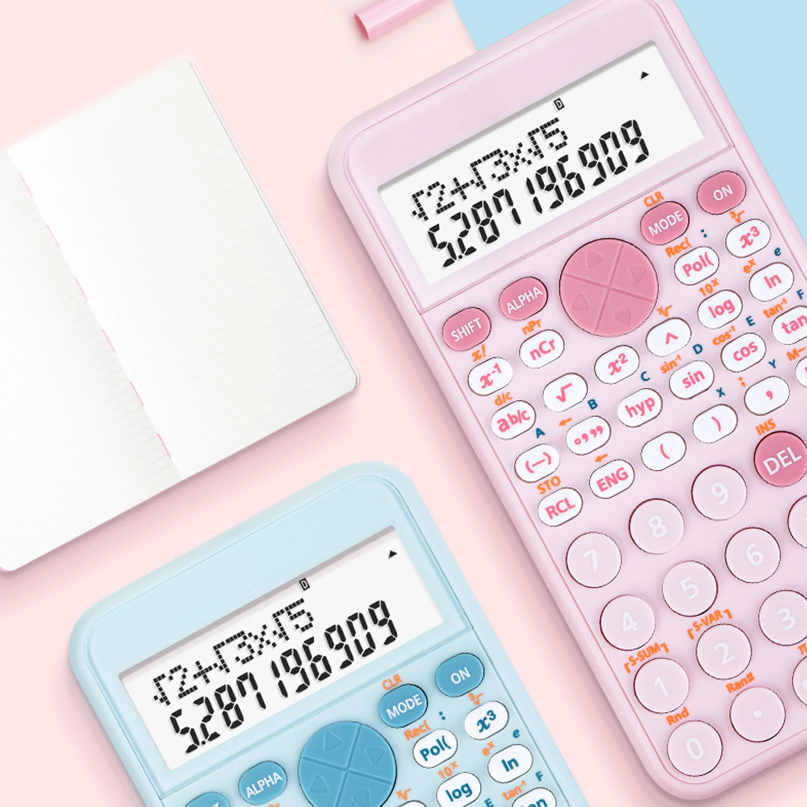 Scientific Calculator Blue White Pink Student Calculators, 44% OFF
