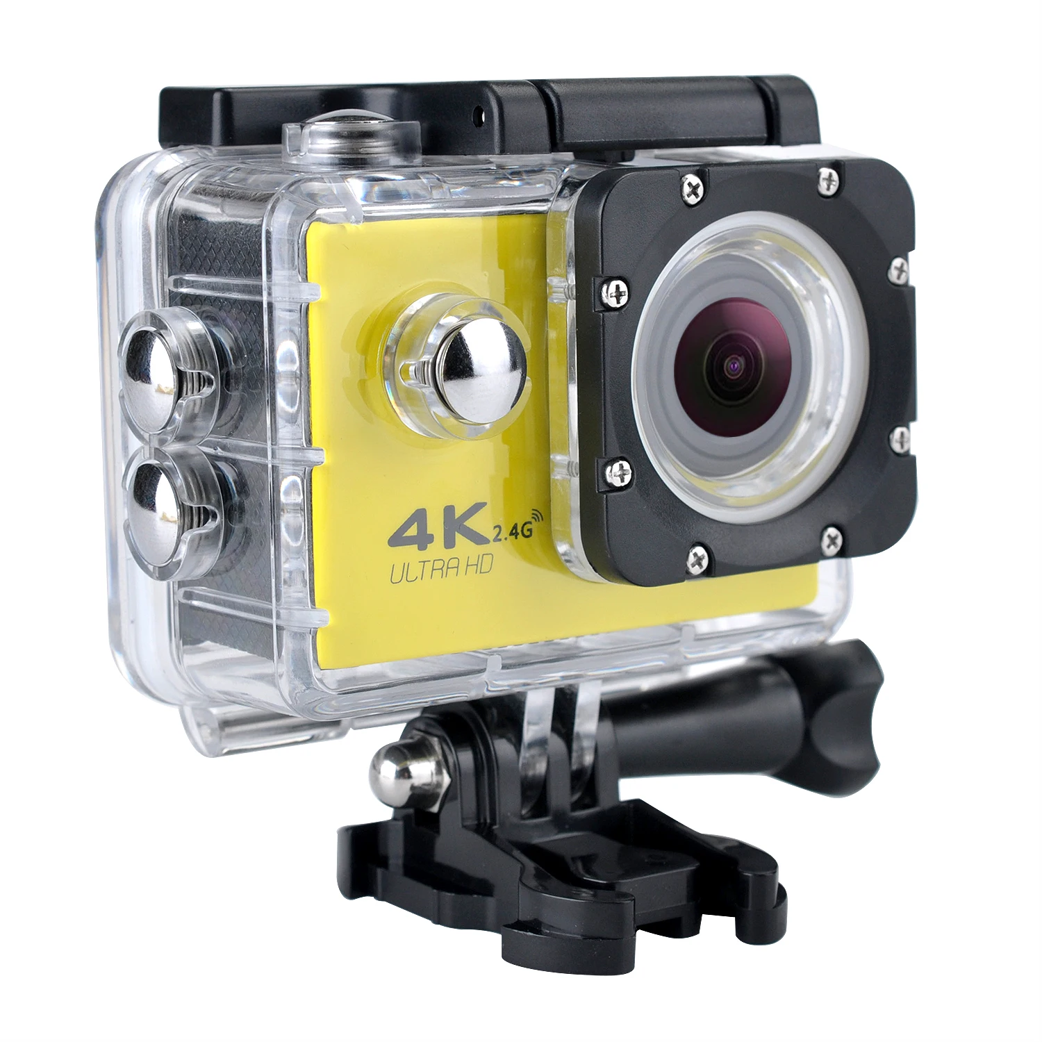 Mini Caméra d'Action 4K Ultra HD,Caméscope WiFi avec Télécommande,16MP ...