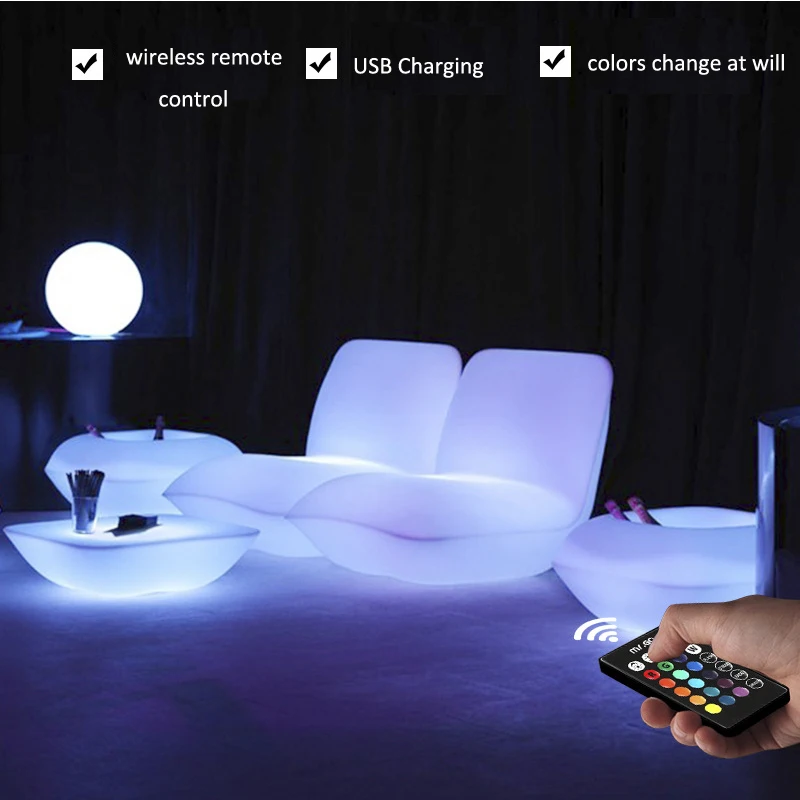 REAQ-RGB-Iluminated-Pillow-Sofa-Seats-90-80-72cm-PE-Plastic-Sectional ...