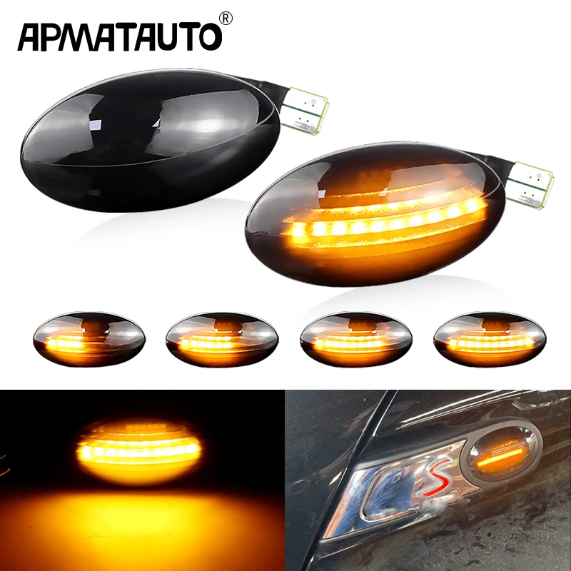For-Mini-Cooper-R50-R53-2002-2006-Dynamic-LED-Turn-Signal-Side-Marker ...