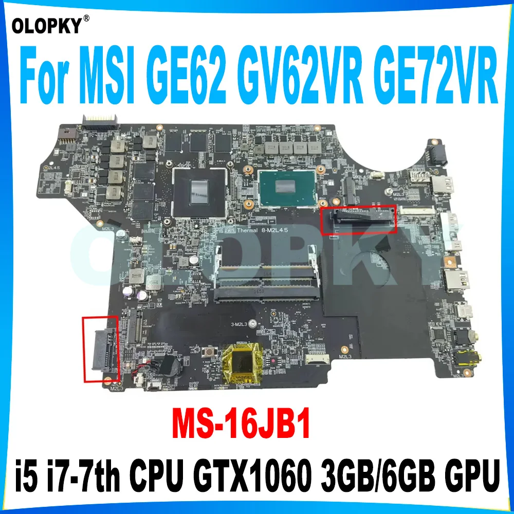 Placa-base-de-MS-16JB1-para-MSI-MS-16JB-GE62-GV62VR-GE72VR-placa-base ...