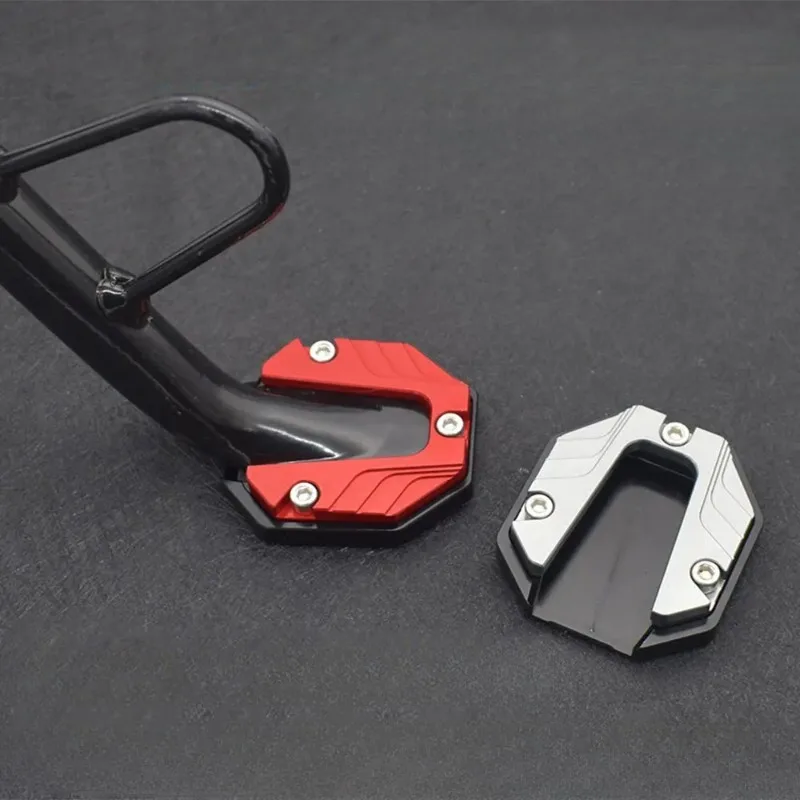 Aluminum-Alloy-Motorcycle-Bike-Kickstand-Extender-Foot-Side-Stand ...