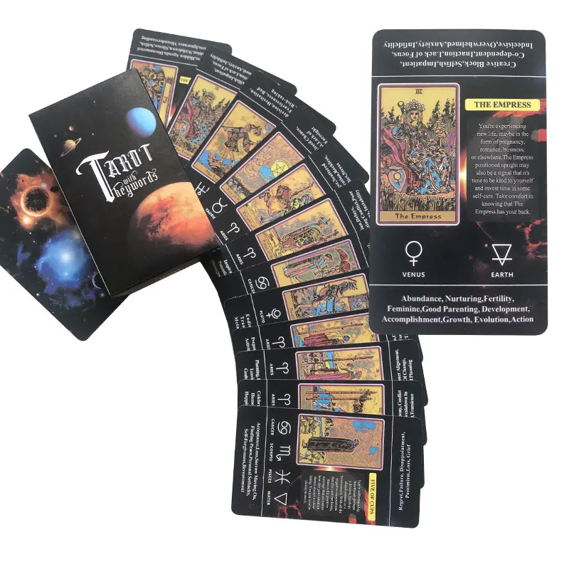 Beginners-Tarot-Card-Leisure-entertainment-games-Card-family-gatherings ...