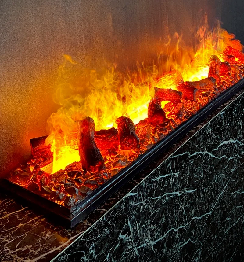Electric Simulation Charcoal Fake Firewood Charcoal Fire Decoration ...