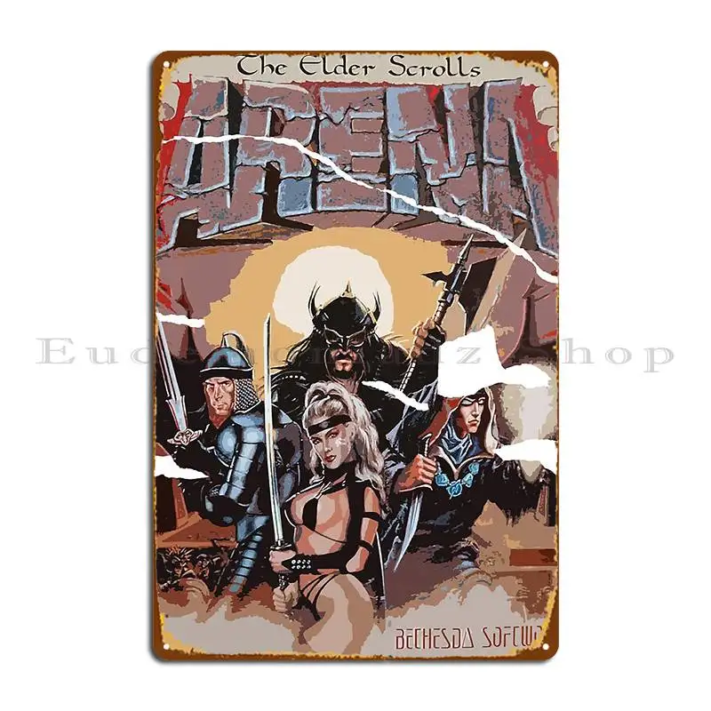 Arena Scrolls Rpg Fantasy Retro Vintage Gamer Gaming Elder Imperial ...