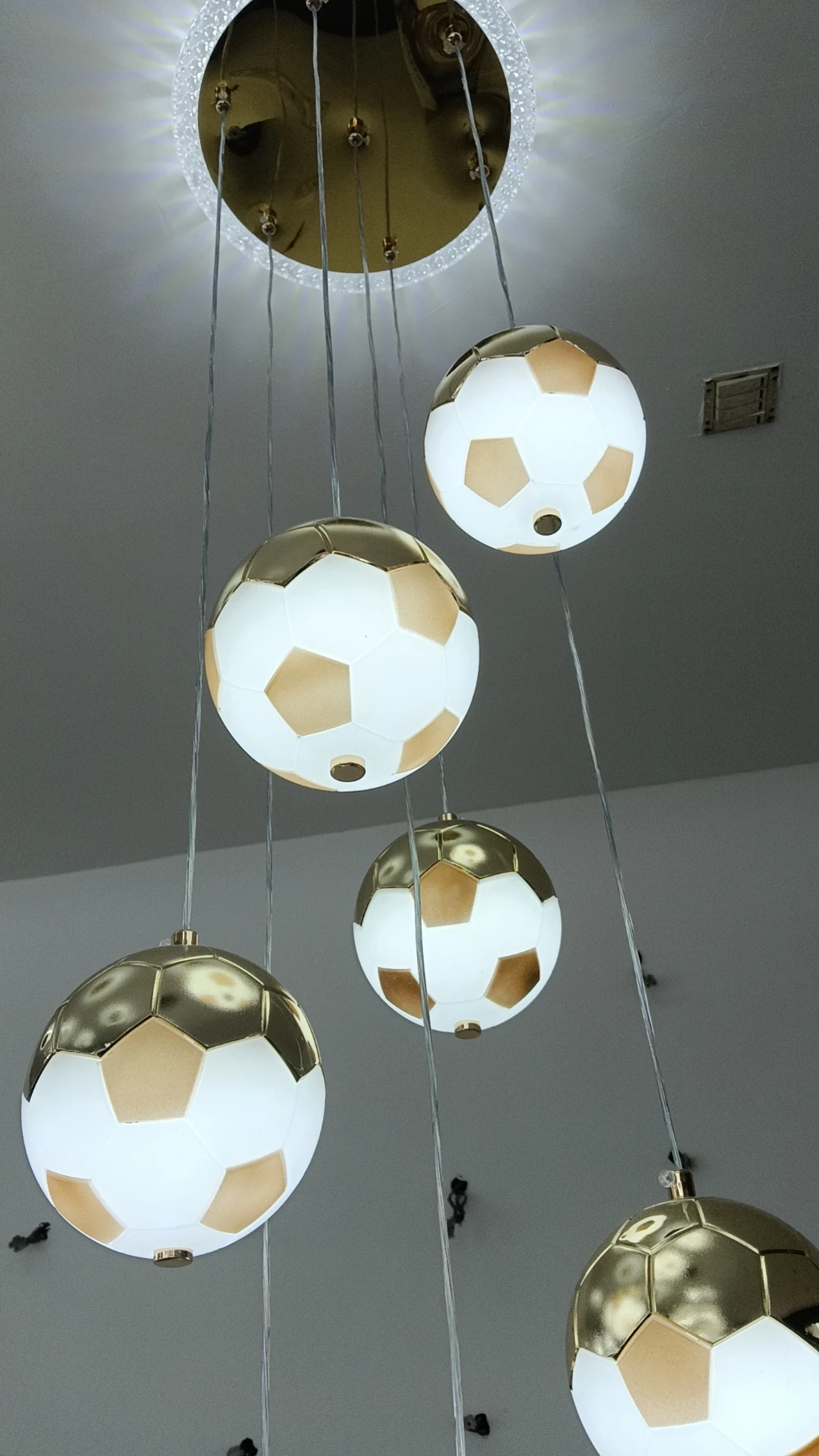 Modern-Minimalist-Ceiling-Football-Bar-Club-Long-Chandelier-Loft-Villa ...