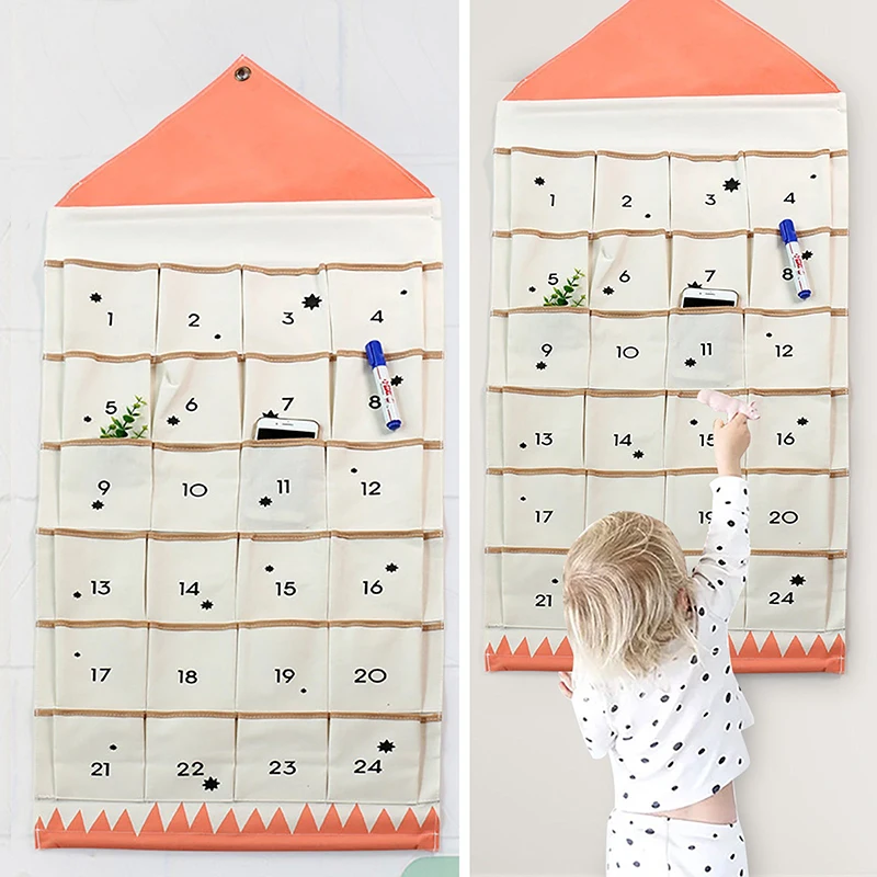 Fabric Advent Calendars Pockets Patterns | Wall Hanging Advent Calendar ...