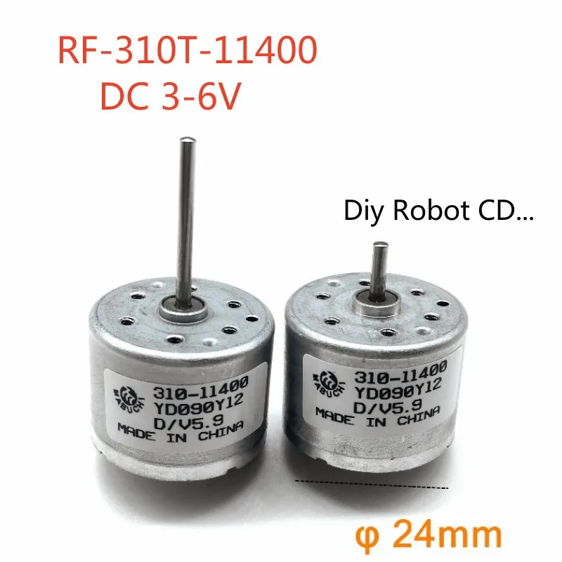 RF-310T-11400 3V 6V DC 5.9V 4000-7100rpm DC motor DIY CD/Robot motor ...