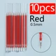 10pcs Pen Refills Blue Red Black Ink for Parker School Office ...