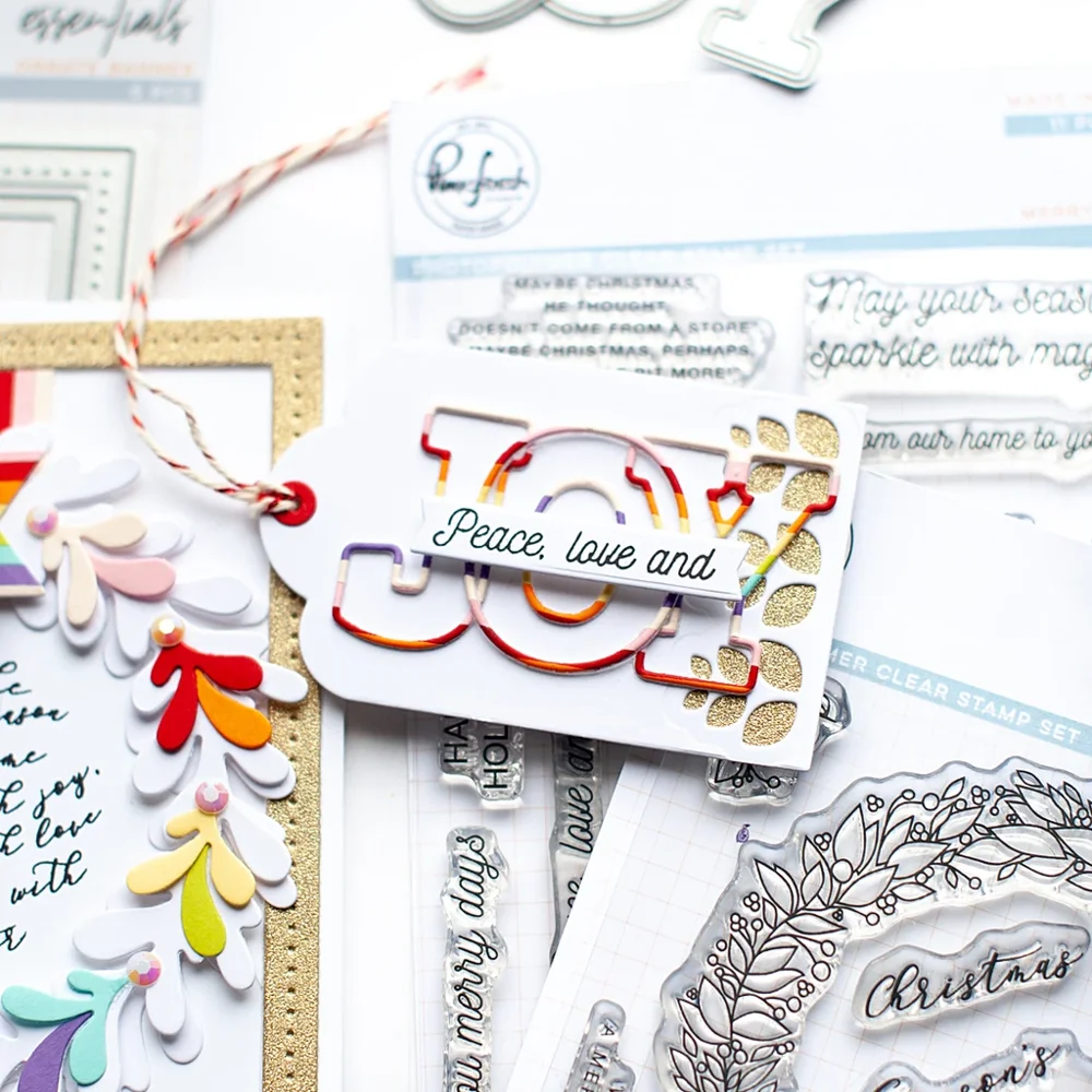 New Pocket Tag Label Metal Cutting Dies Stencils Diy Scrapbooking Paper ...