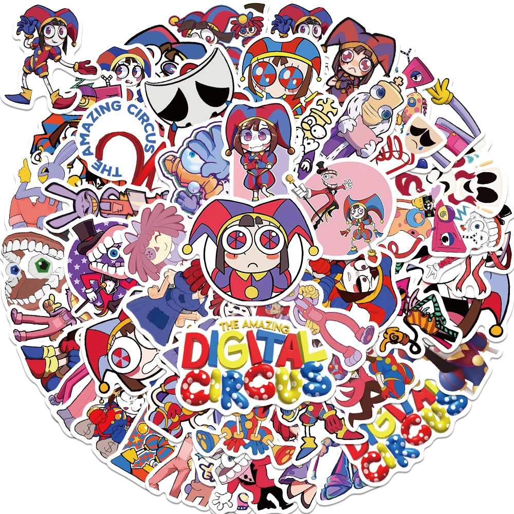 56pcs-The-Amazing-Digital-Circus-Stickers-Funny-Pomni-Cartoon-Sticker ...