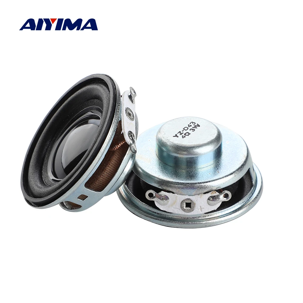 AIYIMA-2Pcs-1-5Inch-40MM-Mini-Portable-Speakers-4ohm-3W-Full-Frequency ...