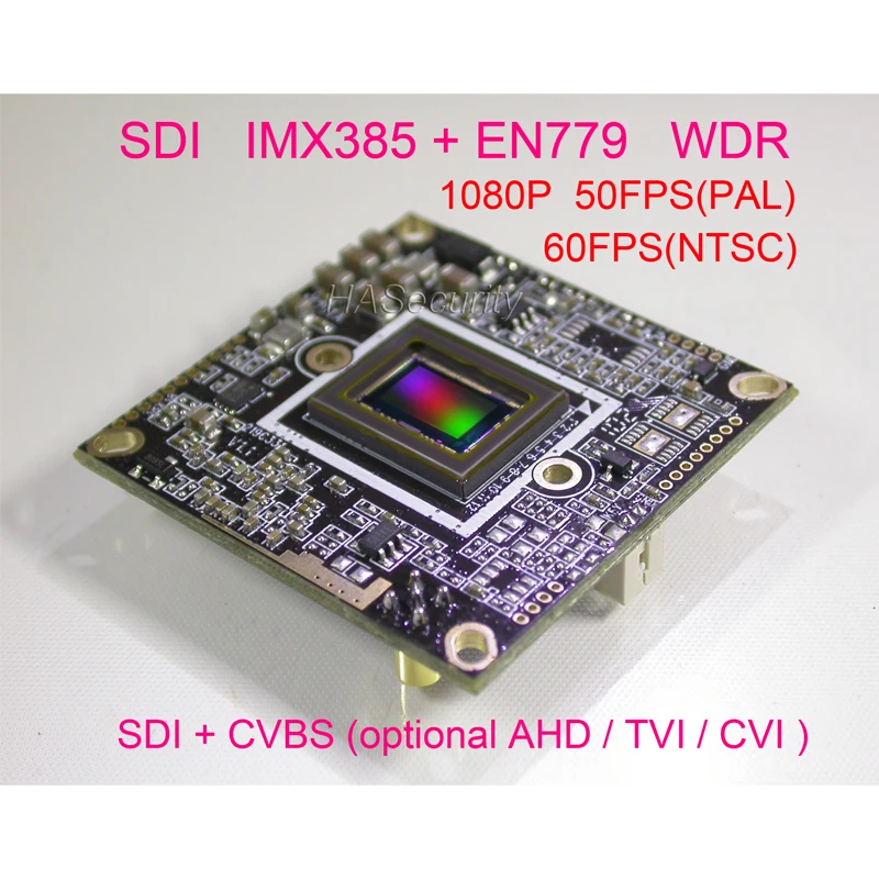 SDI HD SDI 카메라 보드 모듈 (옵션 부품), Exmor IMX385 CMOS, Eyenix EN779, 1080P ...