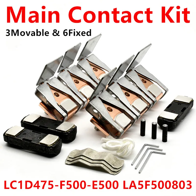 Main-Contact-Kit-Contactor-Replacement-Spare-Parts-LA5F500803-LC1F500 ...