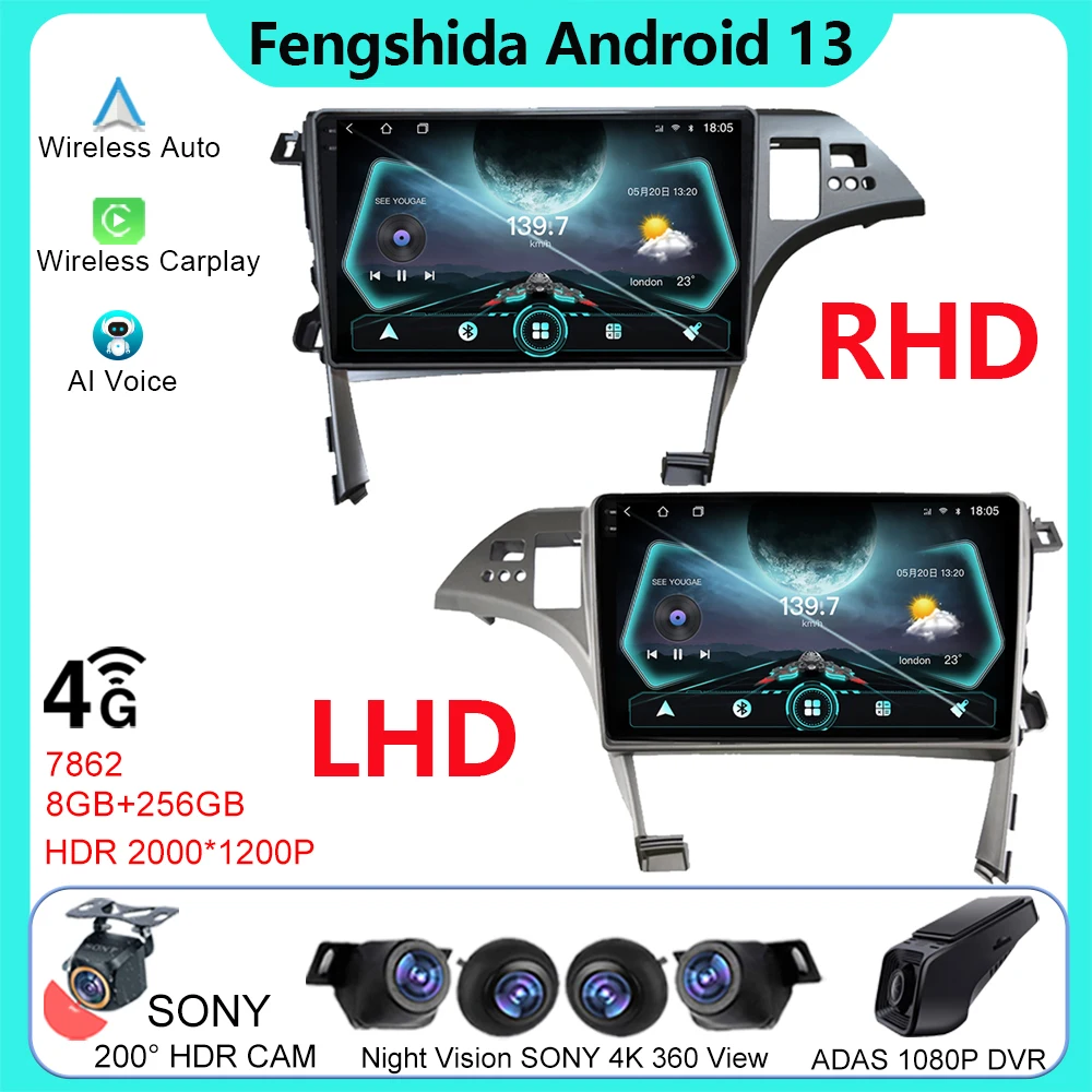 Android-Auto-For-Toyota-Prius-3-XW30-2009-2015-RHD-Car-Radio-Multimedia ...