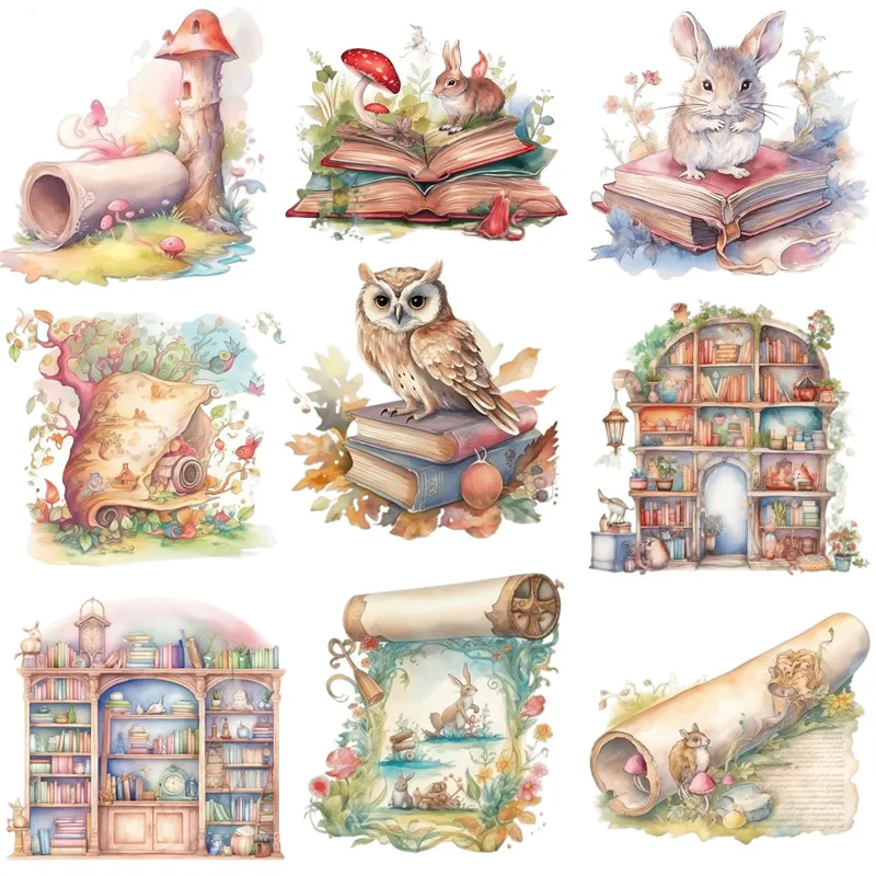 Fairy-Tale-Bookstore-Stickers-Crafts-And-Scrapbooking-stickers-kids ...