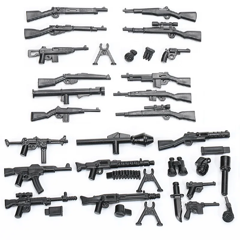 WW2-Military-Weapons-Mini-Action-Figures-MOC-Series-Guns-Assault-Rifle ...