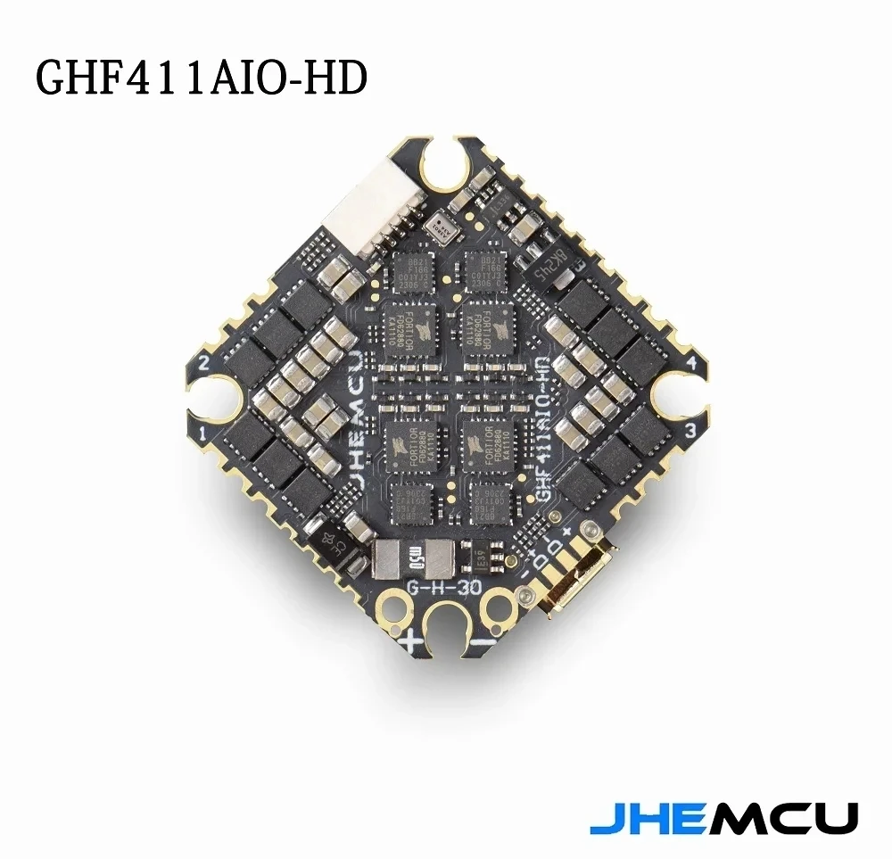 JHEMCU-GHF411AIO-HD-F4-OSD-Flight-Controller-Built-in-40A-BLheliS-2-6S ...