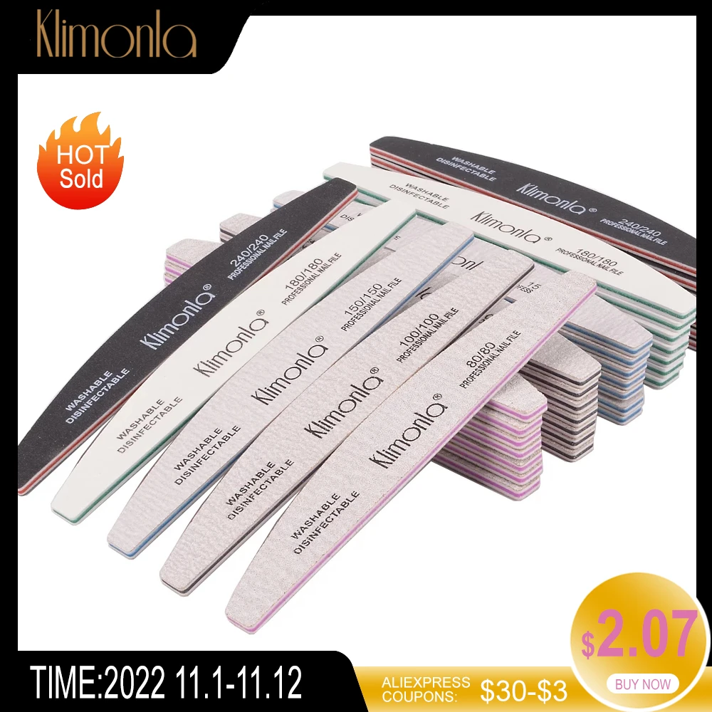3pcs/lot Professional Manicure Set 80/100/150/180/240 Grit Gel ...