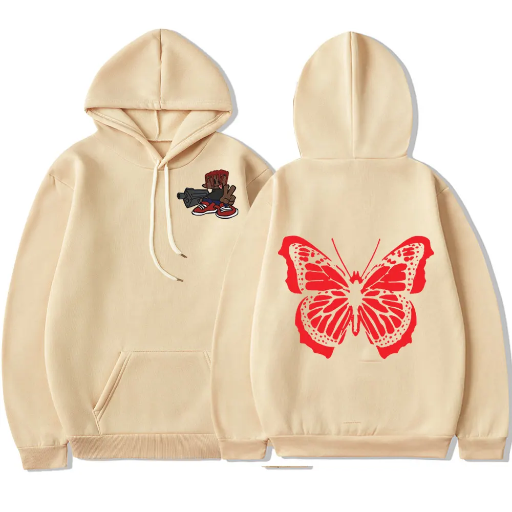 Autumn Winter Hoodies Rapper Playboi Carti Vintage Hip-Hop Men Pullover ...