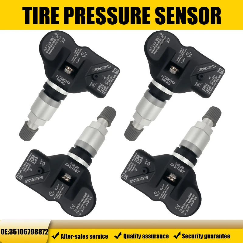 1/4PCS 433MHZ Tire Pressure Monitor System Fit for BMW 2 3 4 5 6 7 ...