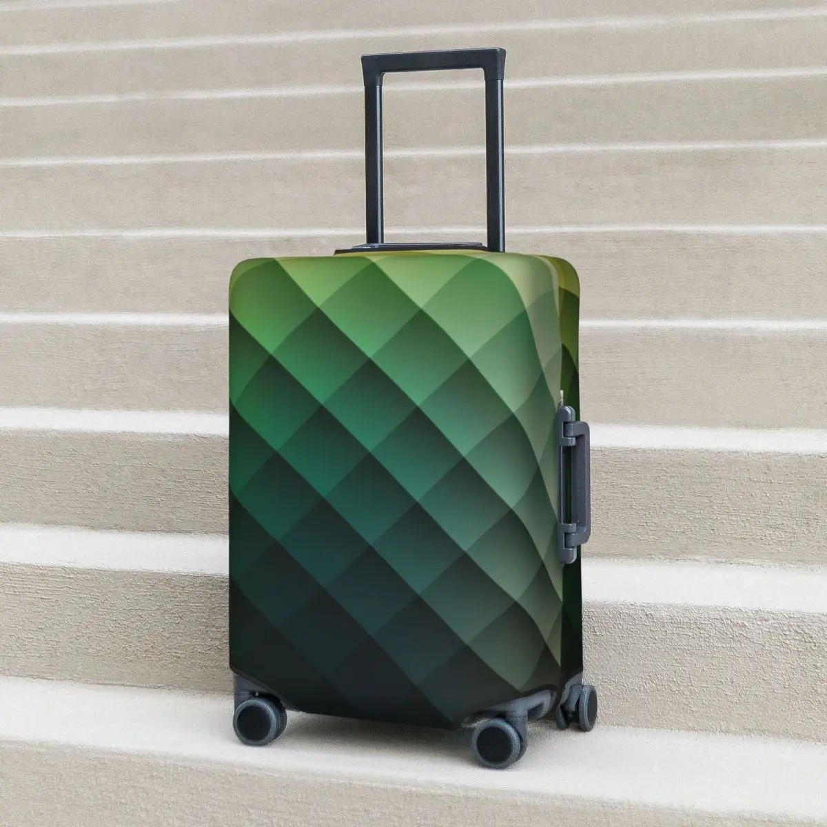 Rhombus-Print-Suitcase-Cover-Geometric-Fashion-Simple-Pattern-Cruise ...