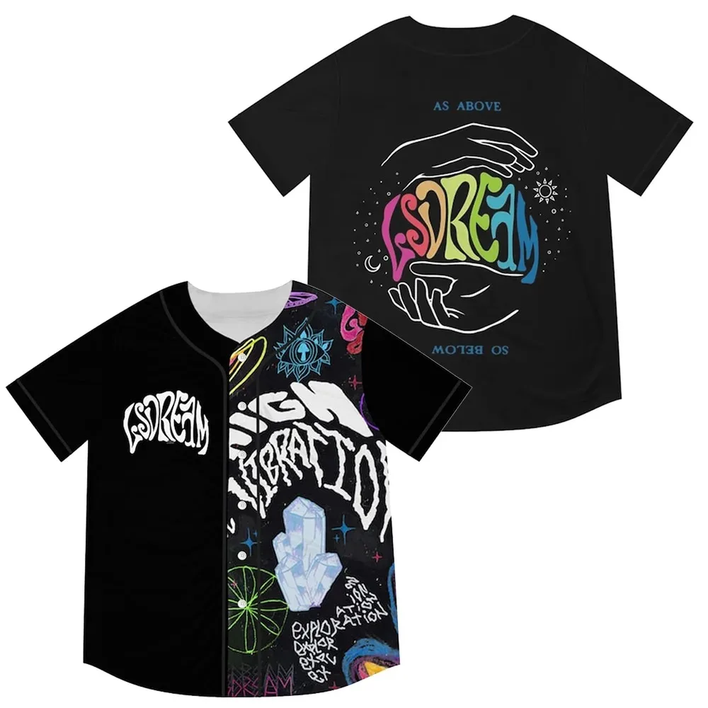 Lsdream-Baseball-Jersey-Merch-Men-Women-Casual-Thin-button-Baseball ...