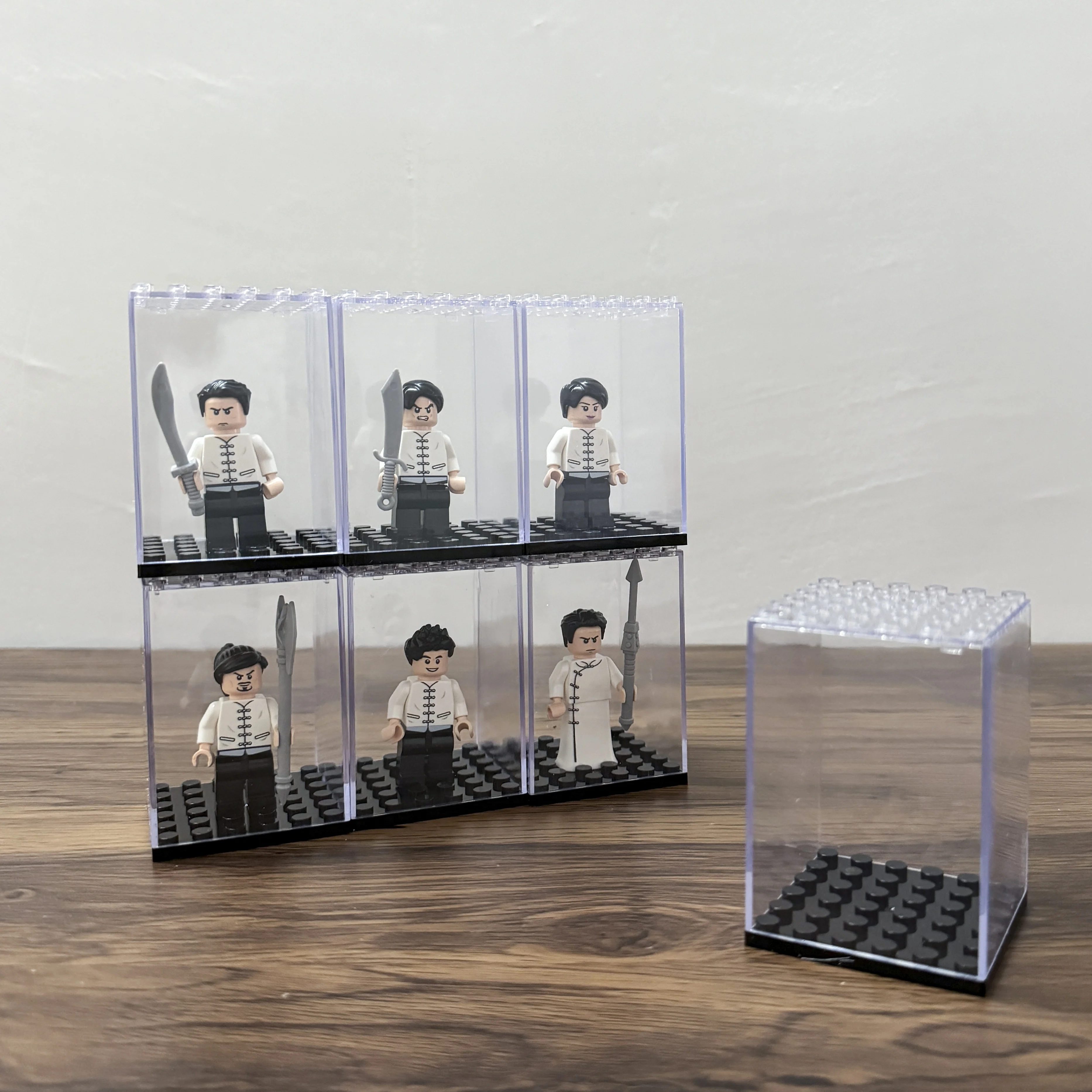 Minifigure Display Case for Lego Minifigure Clear Acrylic Building ...
